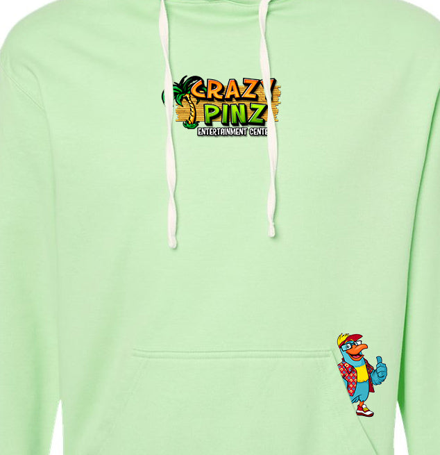 Crazy Pinz Fleece Hooded Sweatshirt